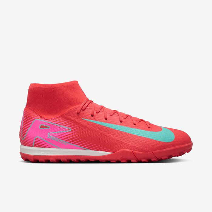 Nike Mercurial Superfly 10 Academy Turf High-Top Soccer Shoes (Red)