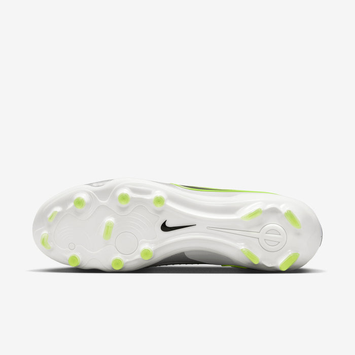 Nike Tiempo Legend 10 Pro Firm-Ground Low-Top Soccer Cleats - Grey