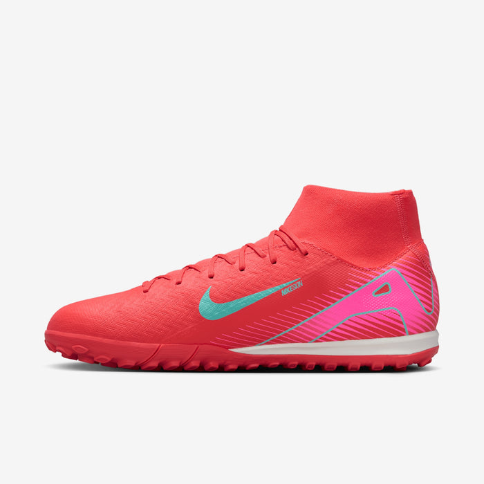 Nike Mercurial Superfly 10 Academy Turf High-Top Soccer Shoes (Red)